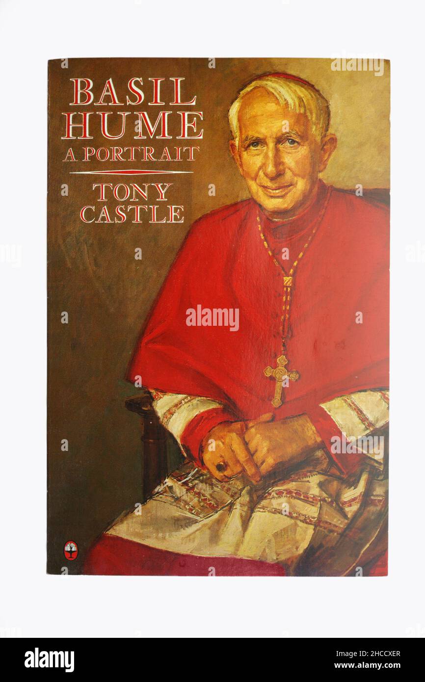 Book cover, Basil Hume a portrait by Tony Castle Stock Photo - Alamy
