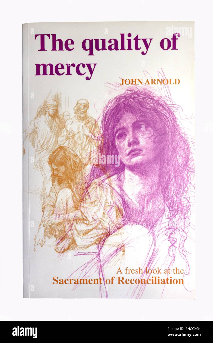 The quality of mercy, book cover by John Arnold. Photograph only Stock ...