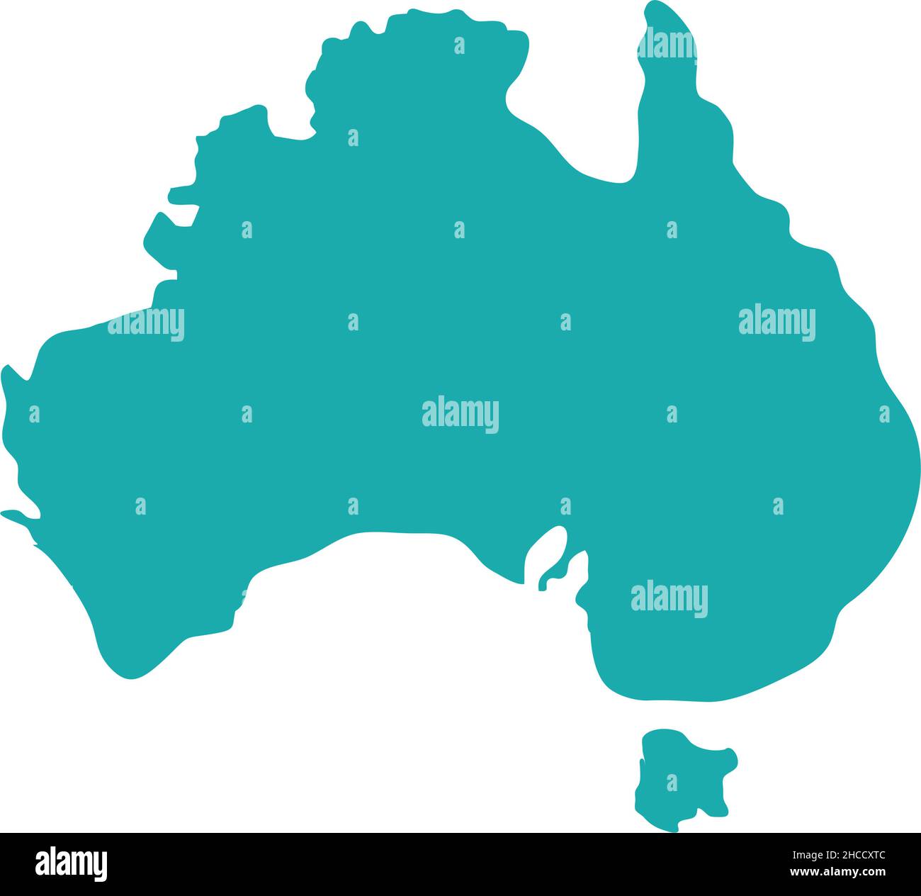 australia map icon on white background Stock Vector Image & Art - Alamy