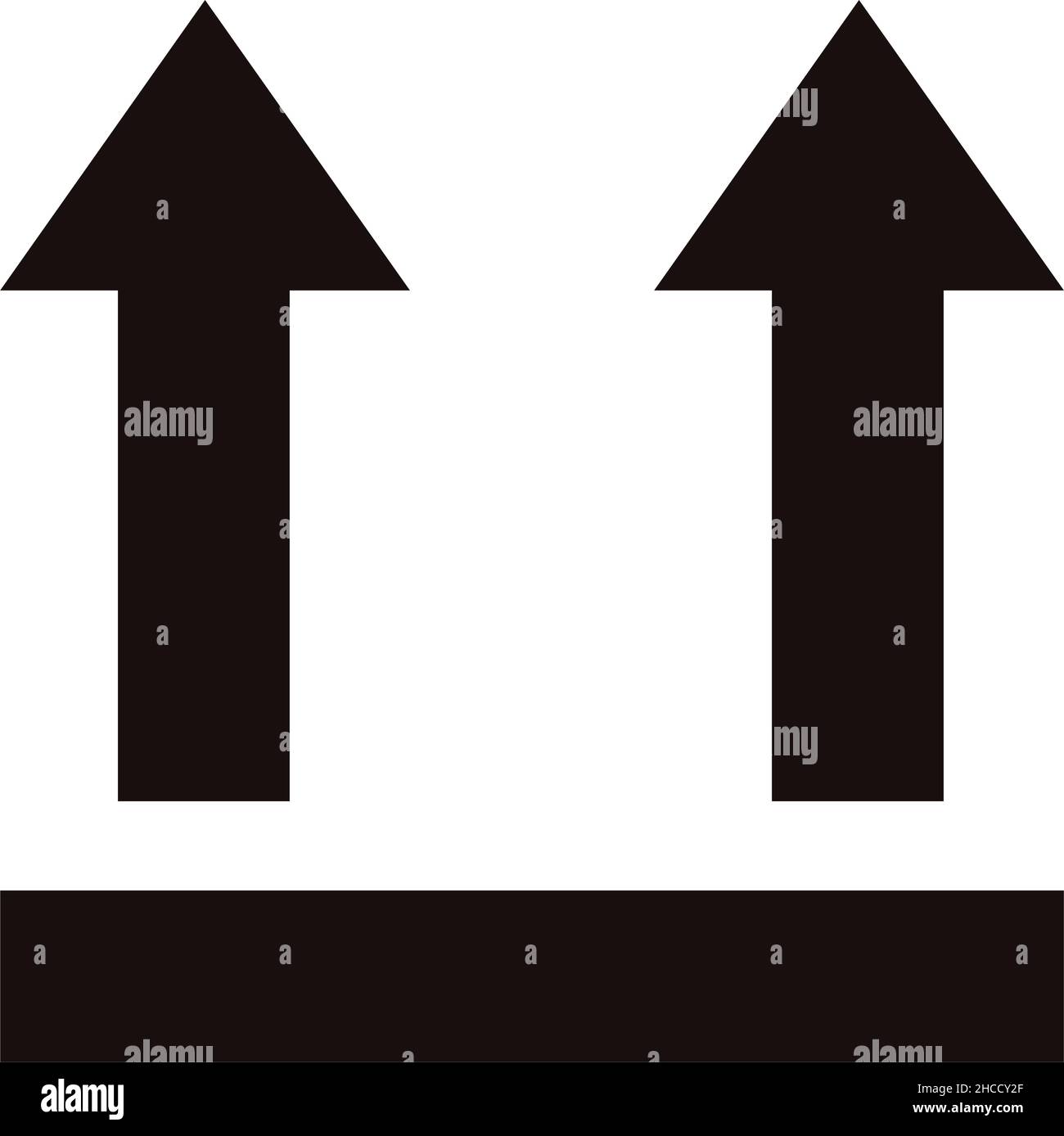 this way up symbol over white Stock Vector Image & Art - Alamy
