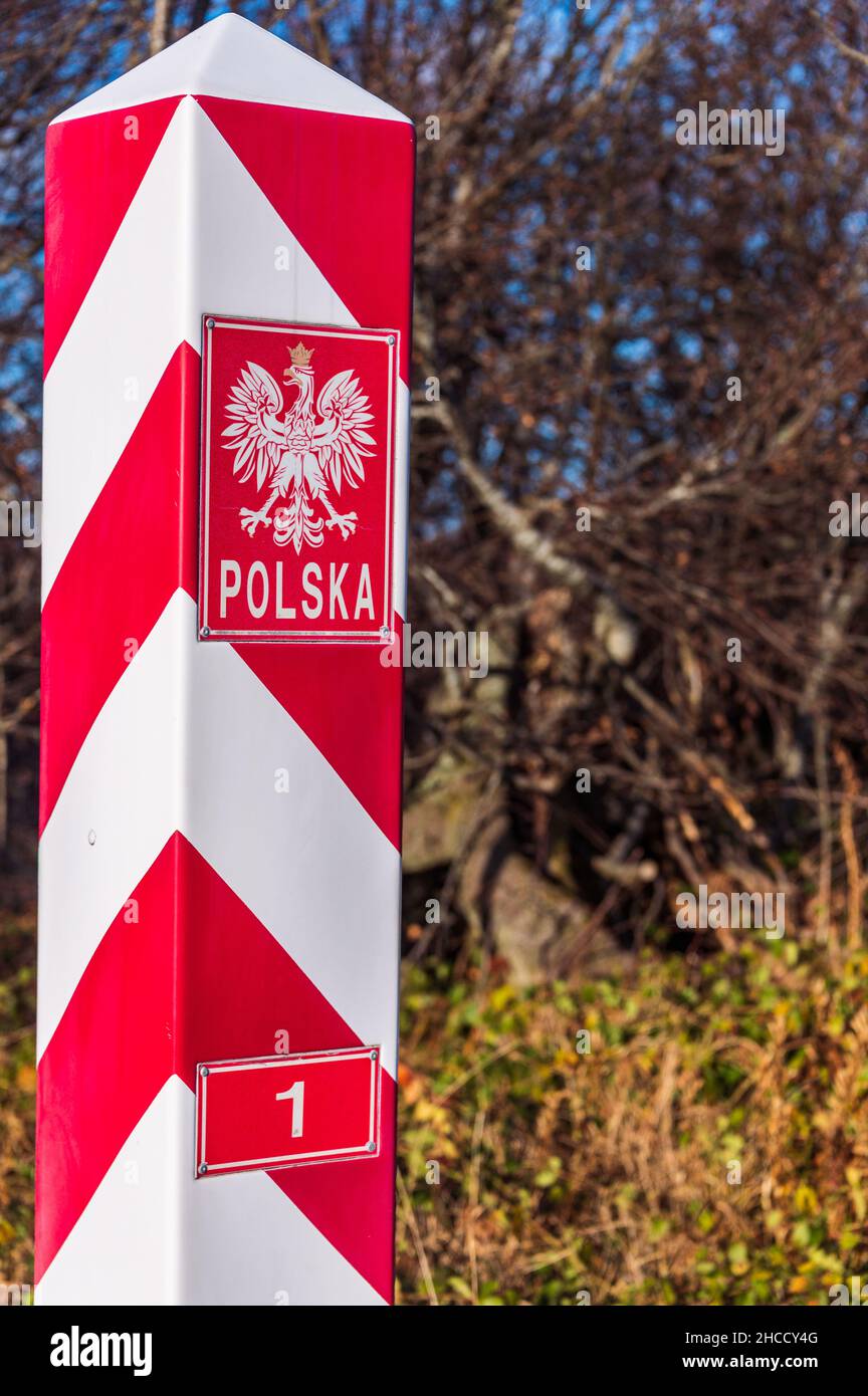 Polska border hi-res stock photography and images - Alamy