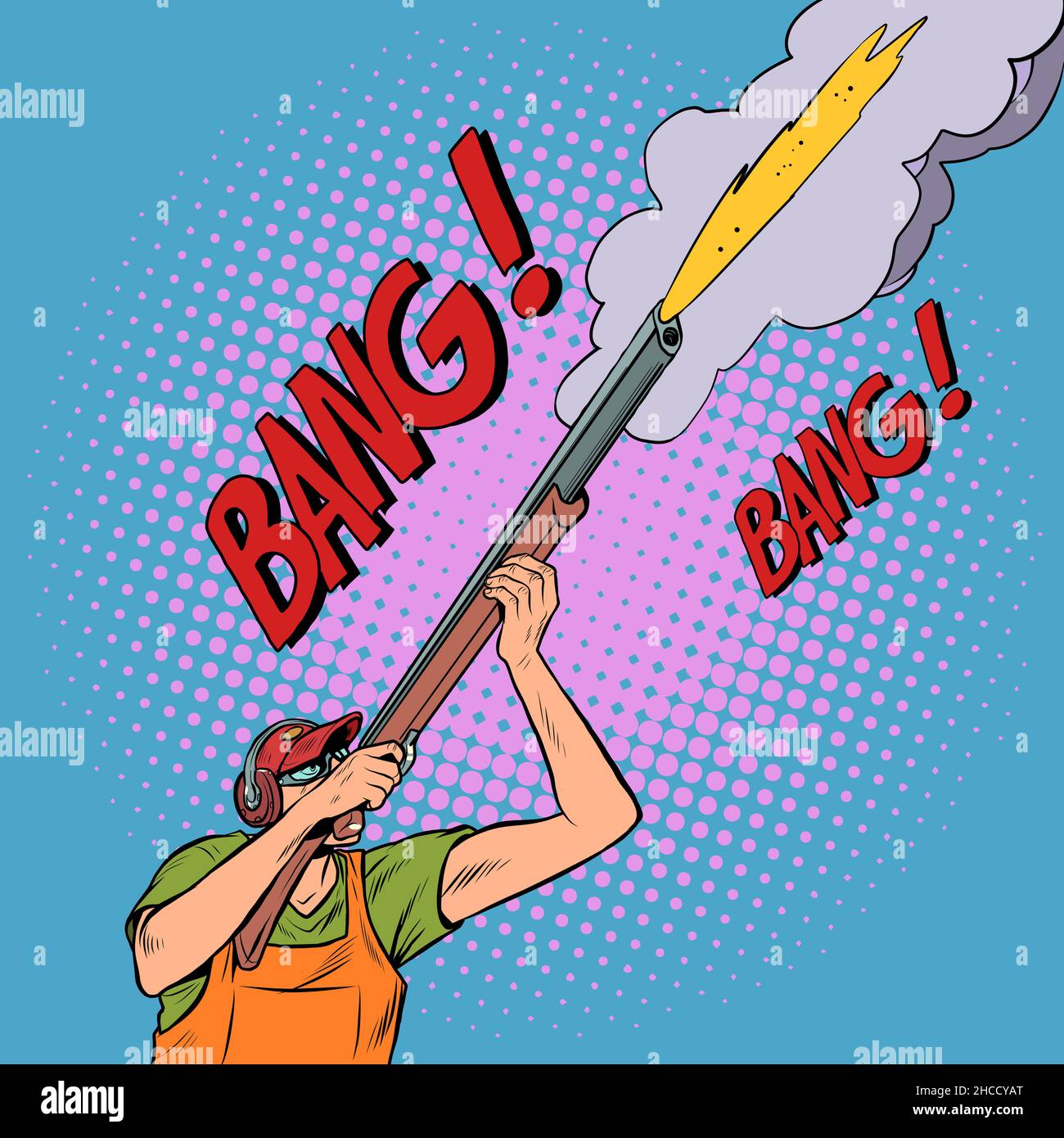 Gun shot tree Stock Vector Images - Alamy