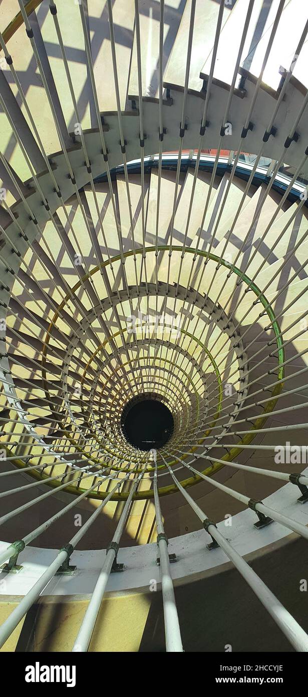 Top view of a marble spiral staircase Stock Photo - Alamy