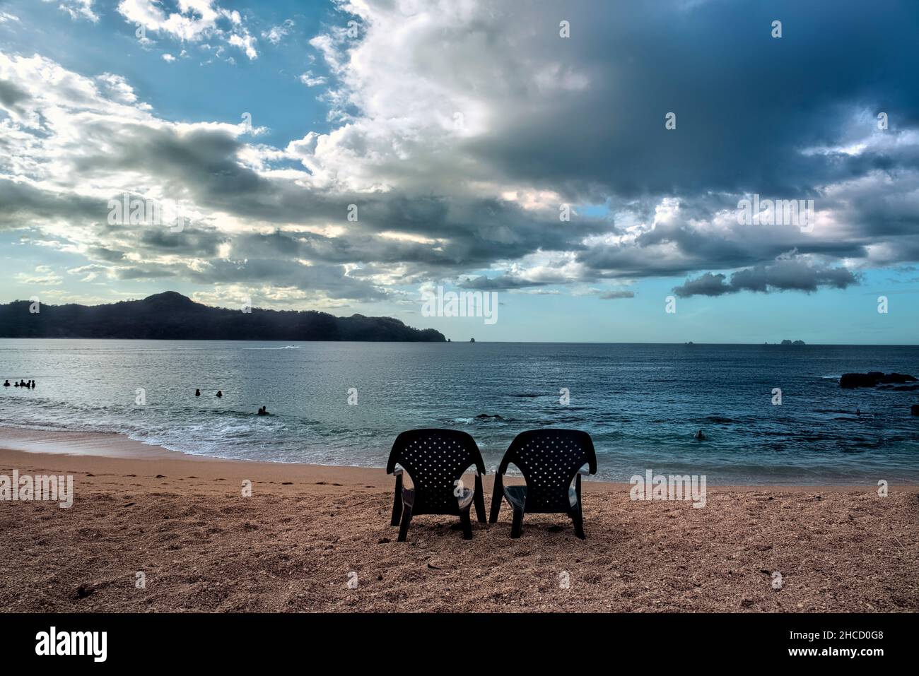 Beautiful Playa Conchal, a beach made of seashells, Guanacaste, Costa ...