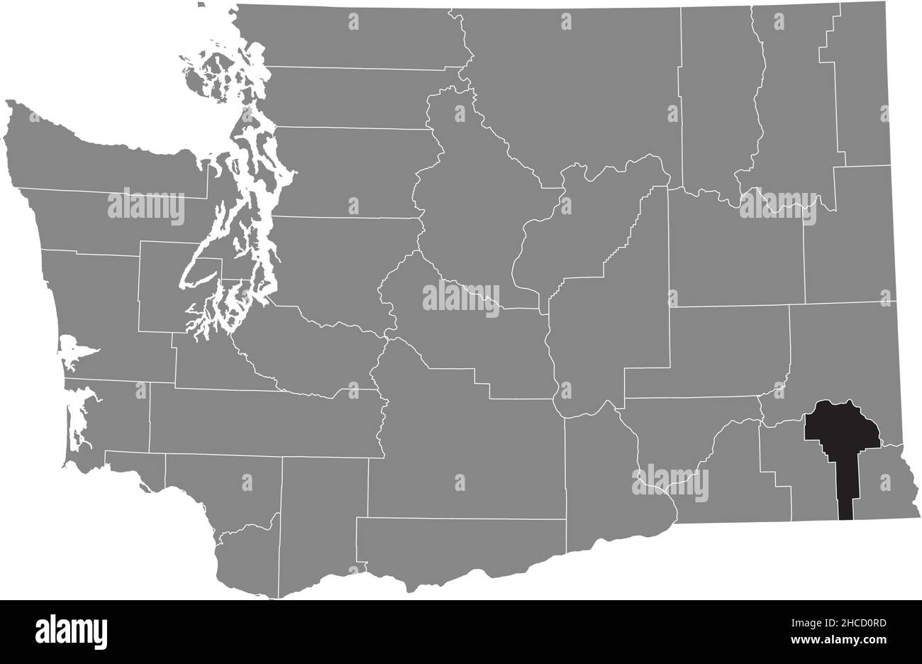 Garfield county flag Stock Vector Images - Alamy