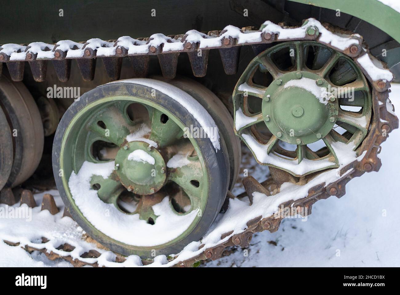 Tank wheel track hi-res stock photography and images - Alamy