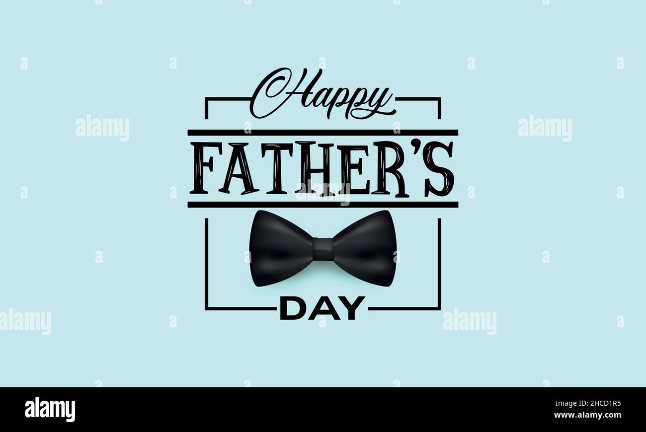 Happy Father’s Day Calligraphy greeting card. Vector illustration Stock ...
