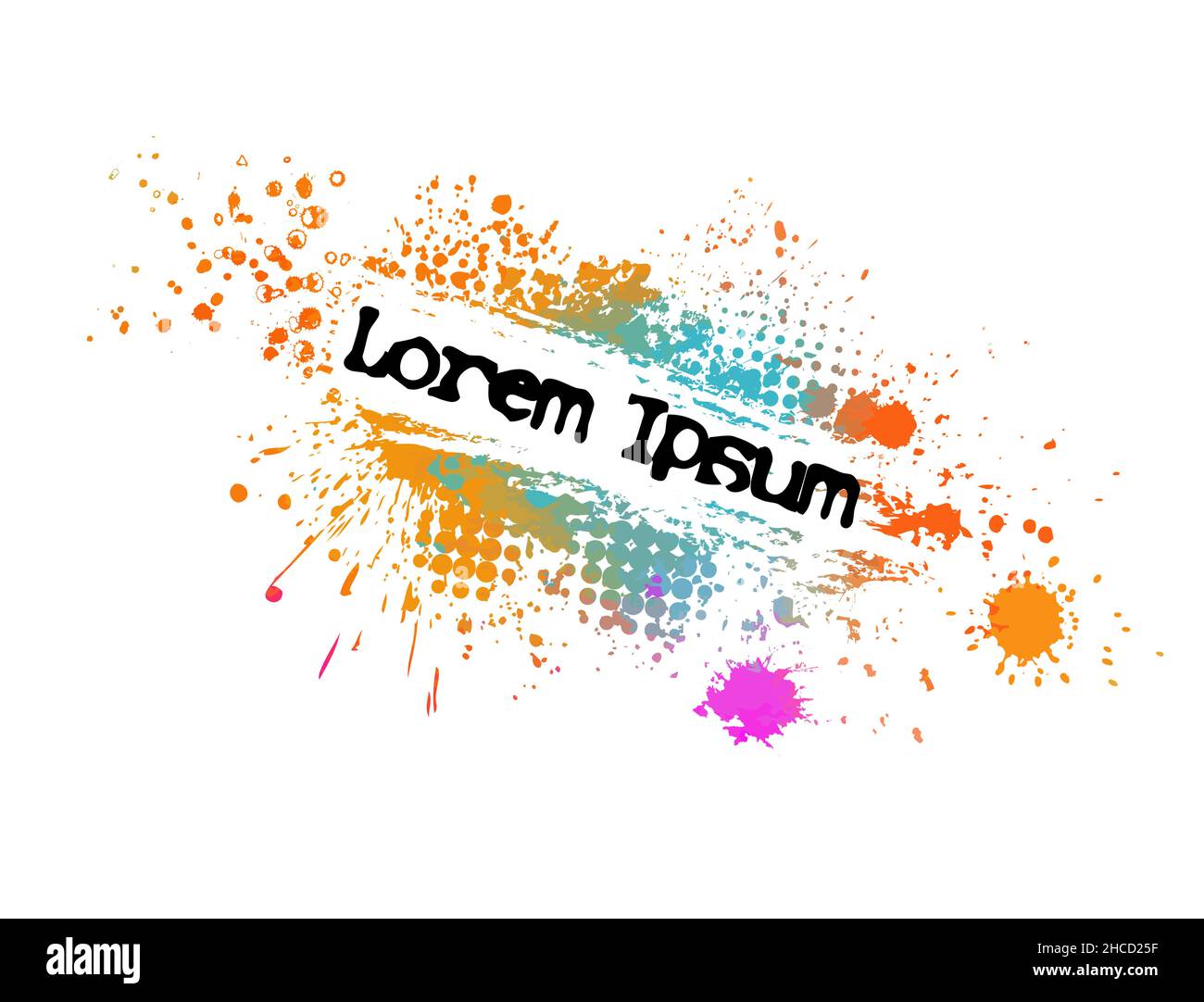 Abstract multicolored blots for text. Vector illustration Stock Vector ...