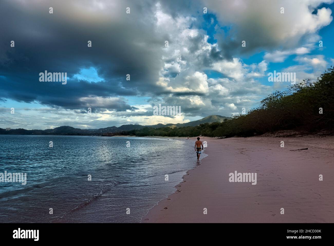 Beautiful Playa Conchal, a beach made of seashells, Guanacaste, Costa ...