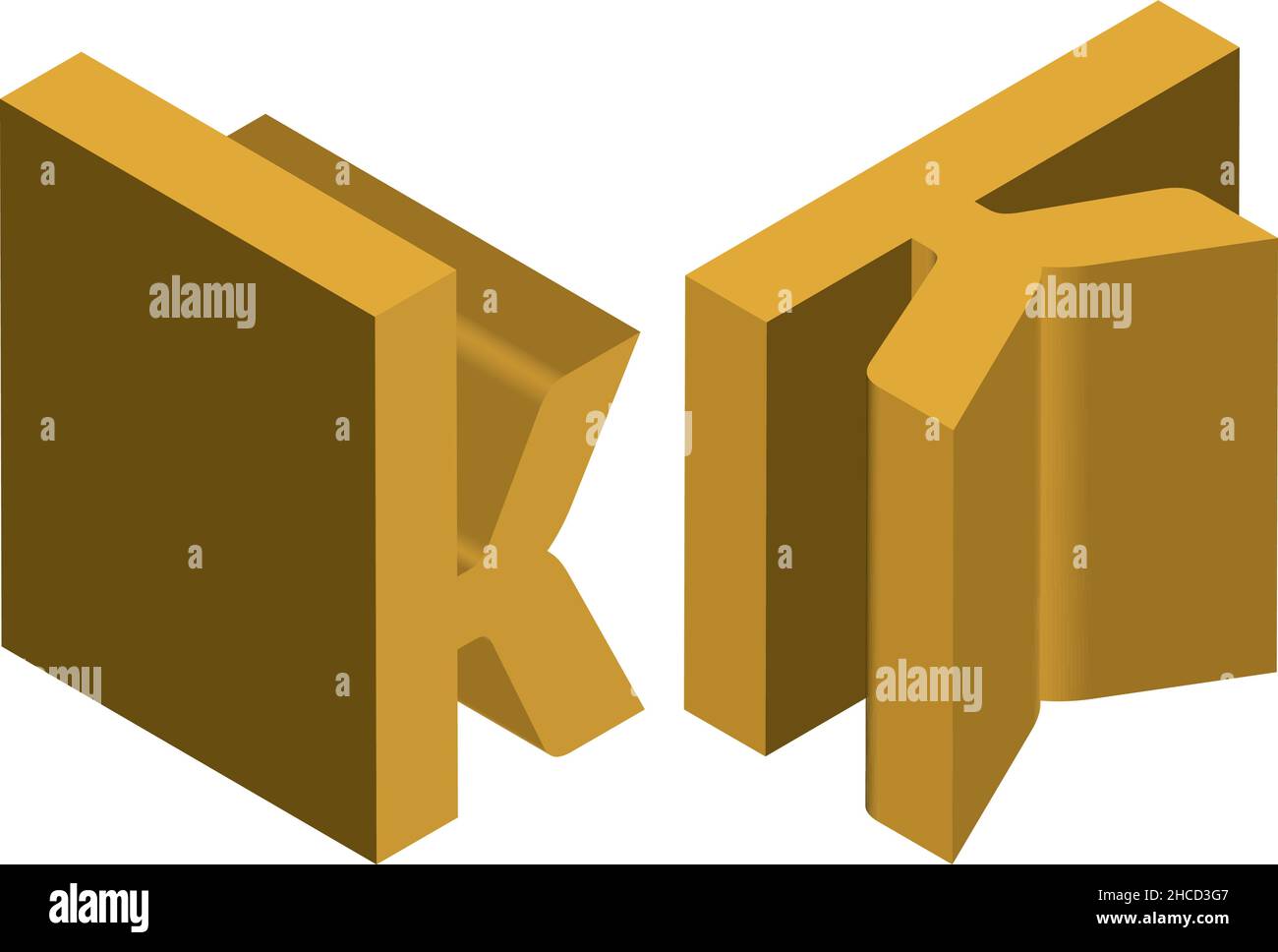 Letter k block Stock Vector Images - Alamy