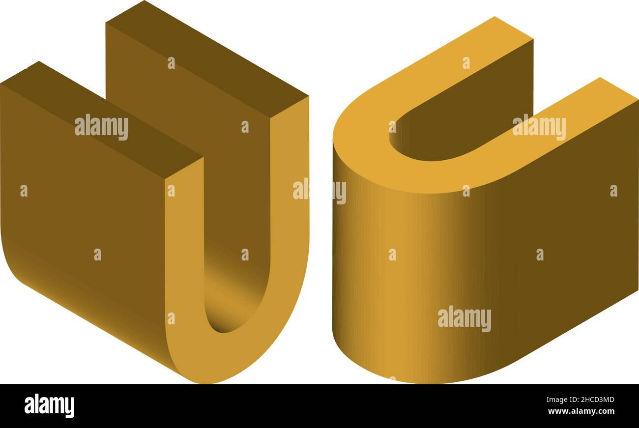 U block Stock Vector Images - Alamy