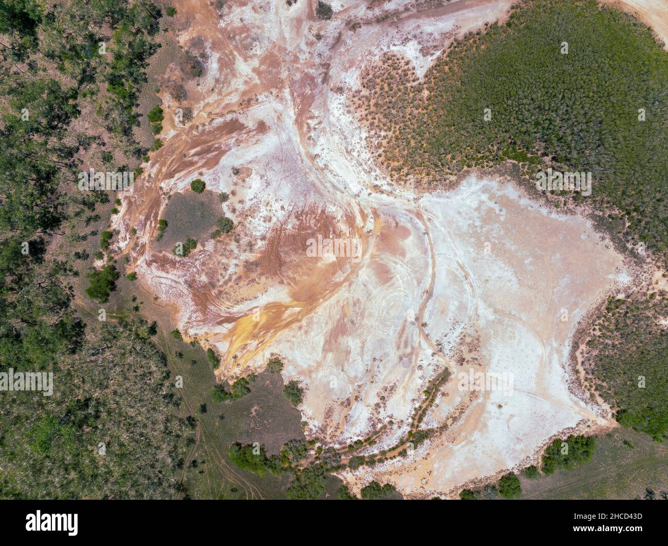Aerial view directly over dry hi-res stock photography and images - Alamy