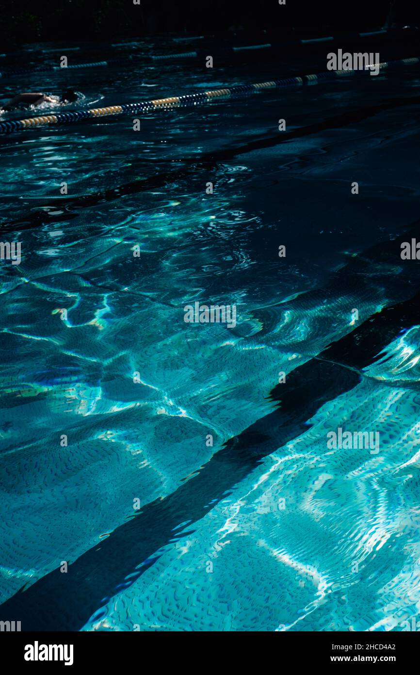 Vertical swimming pool water background hi-res stock photography and ...