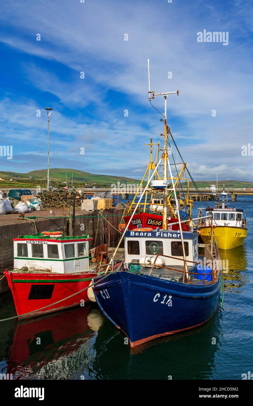 Fishing boats, Portmagee, County Kerry, Ireland Stock Photo - Alamy