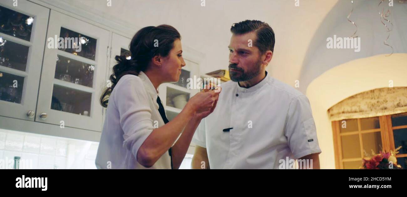 A TASTE OF HUNGER, (aka SMAGEN AF SULT), from left: Katrine Greis-Rosenthal, Nikolaj Coster ...