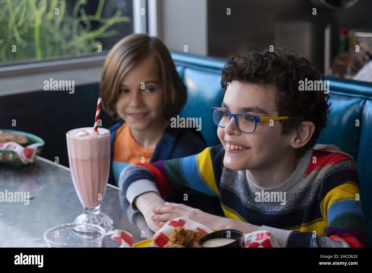 THE UNBREAKABLE BOY, from left: Gavin Warren, Jacob Laval, 2022. ph: Alan Markfield /© Lionsgate ...