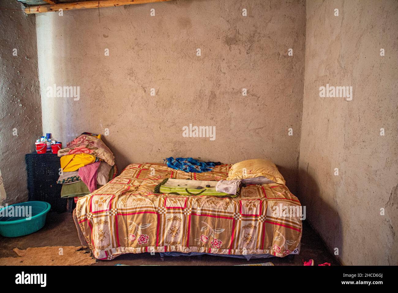 Bedroom in an African Village Stock Photo - Alamy