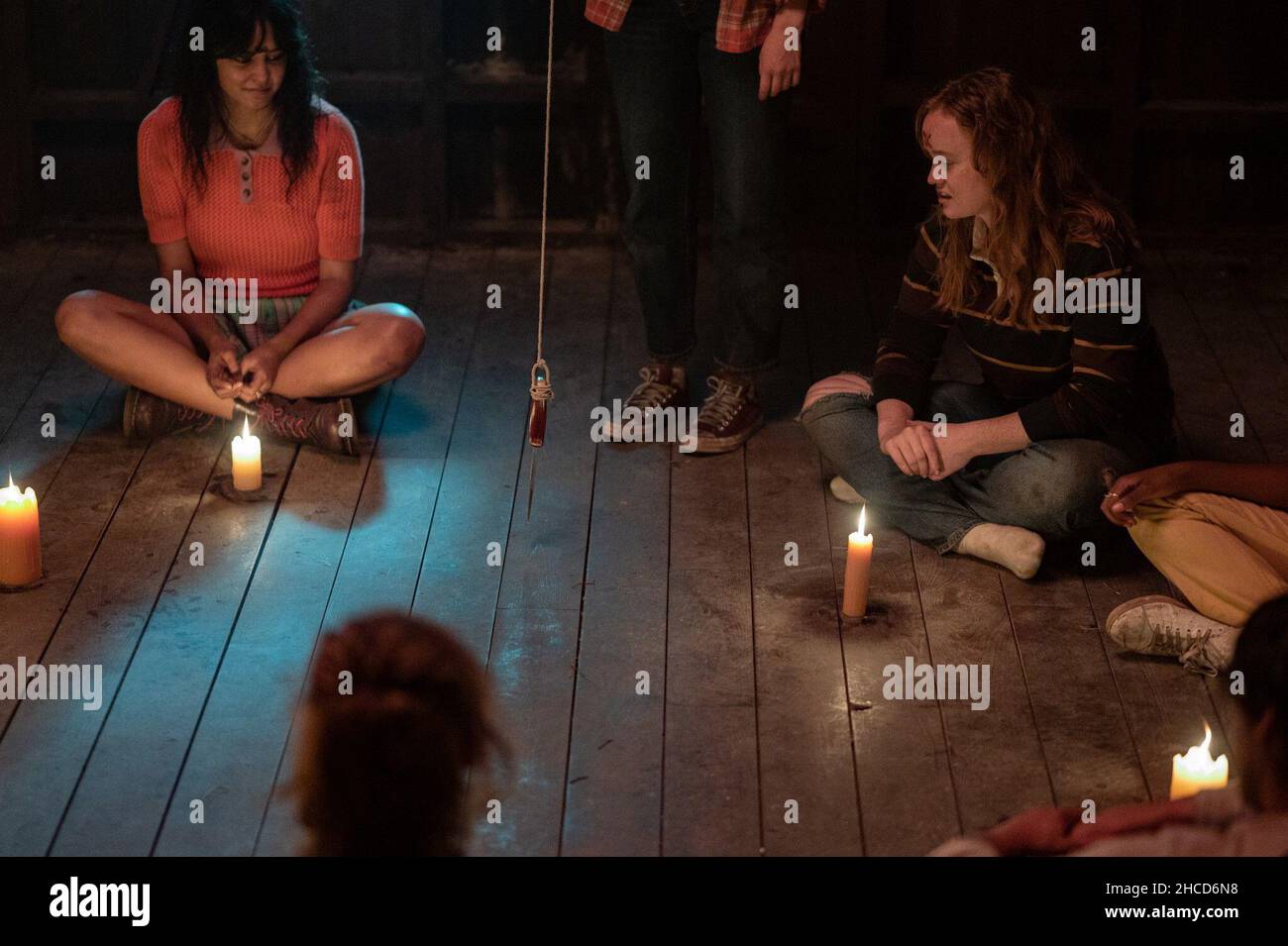 YELLOWJACKETS, from left: Courtney Eaton, Liv Hewson, 'Blood Hive ...