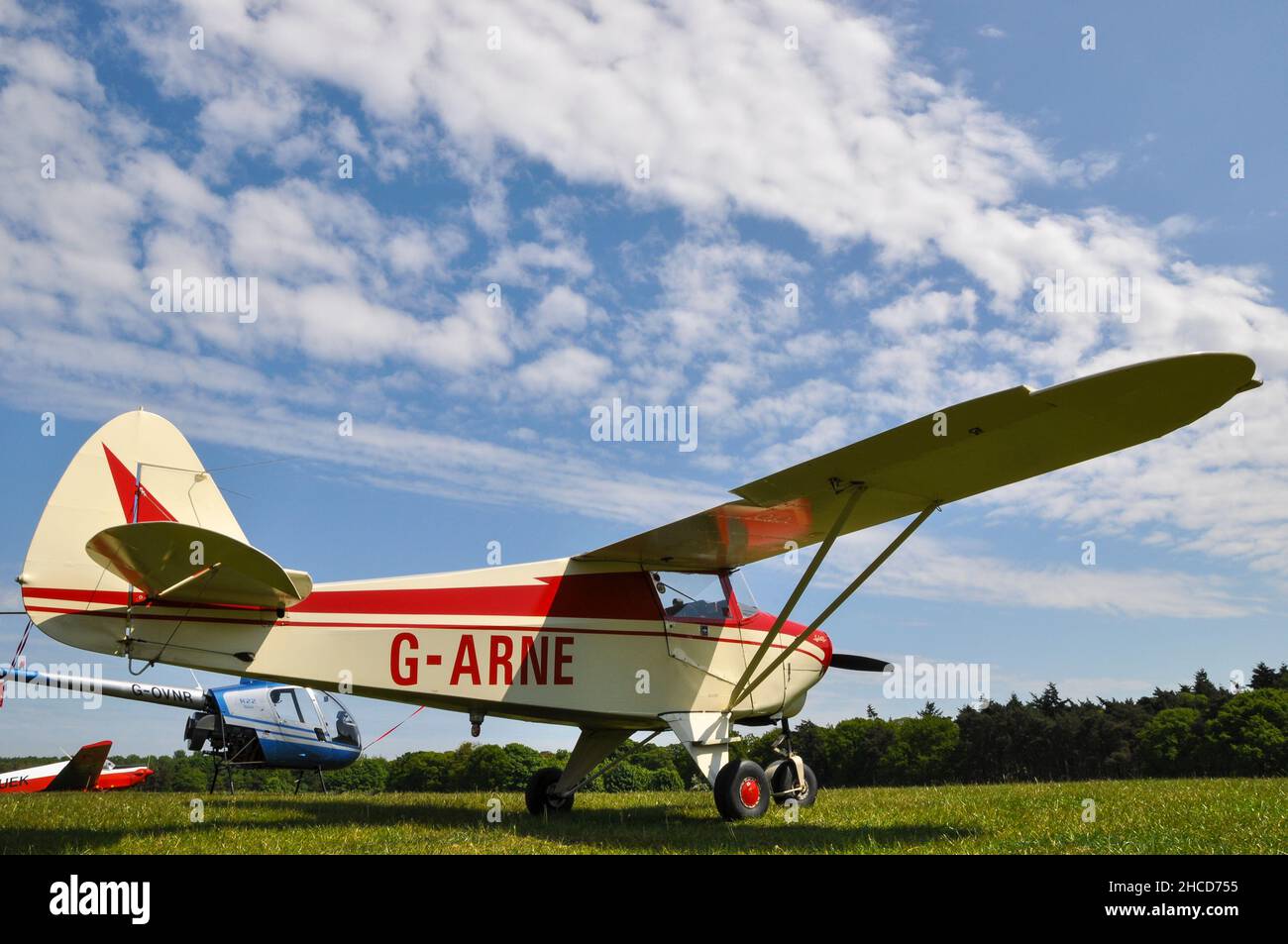 Piper PA-22-108 Colt, version of Piper PA-22 Tri-Pacer, G-ARNE, parked ...