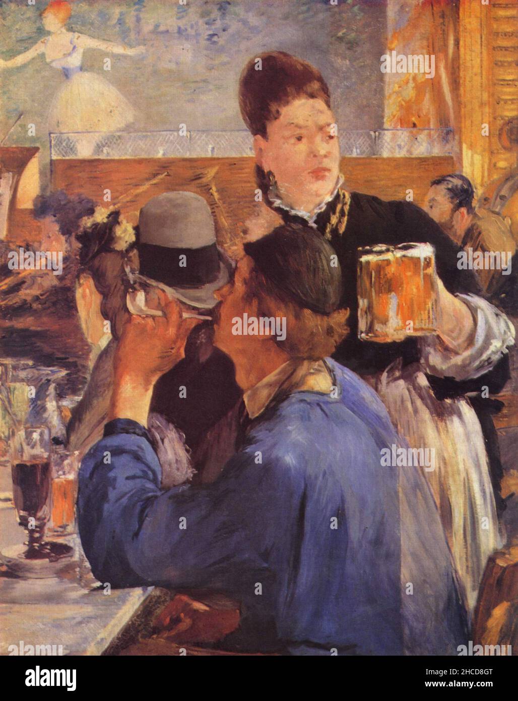The Waitress (La Serveuse de bocks) by Edouard Manet Stock Photo - Alamy
