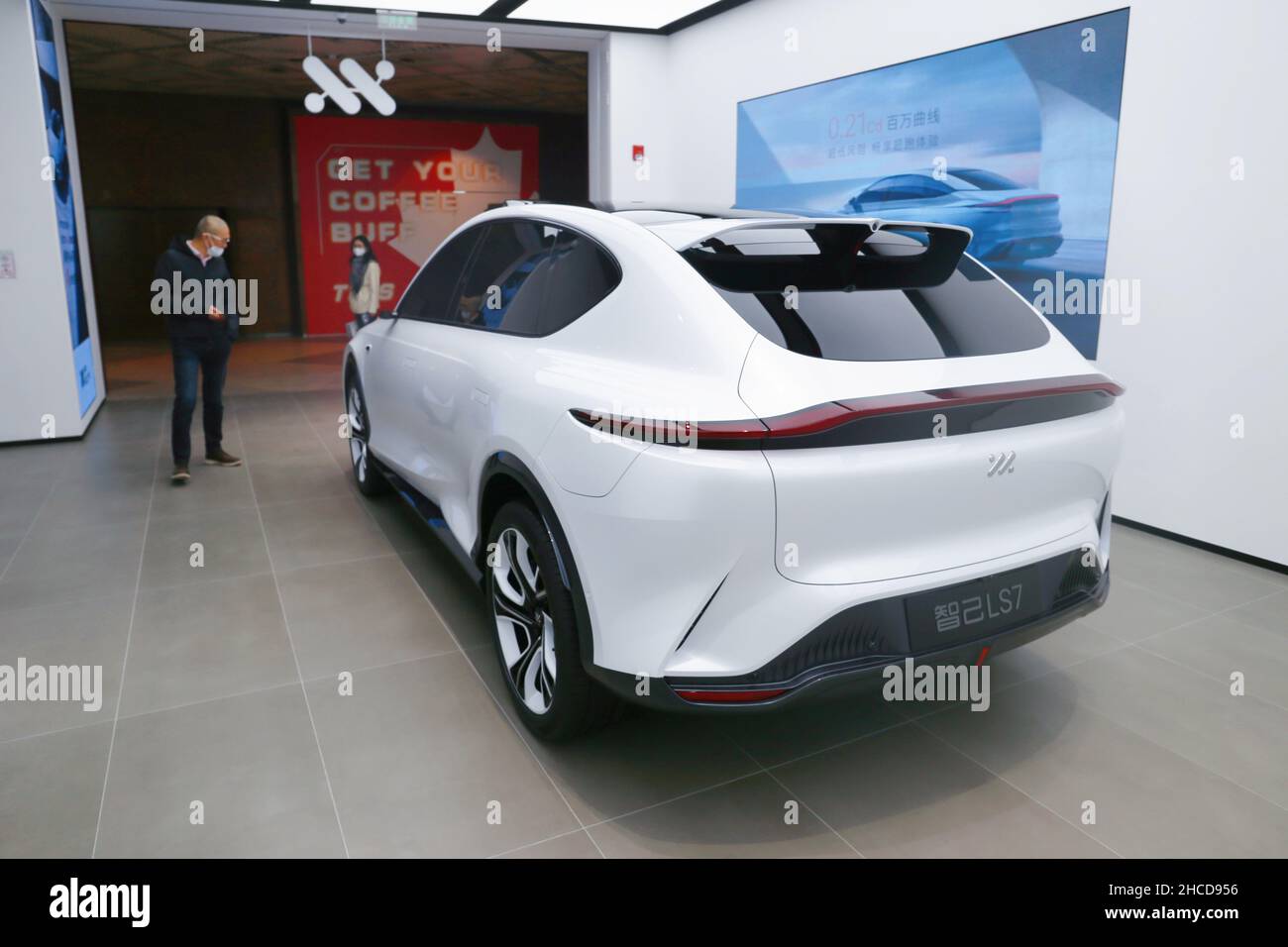 SHANGHAI, CHINA - DECEMBER 22, 2021 - A view of the new IM Zhiji auto ...
