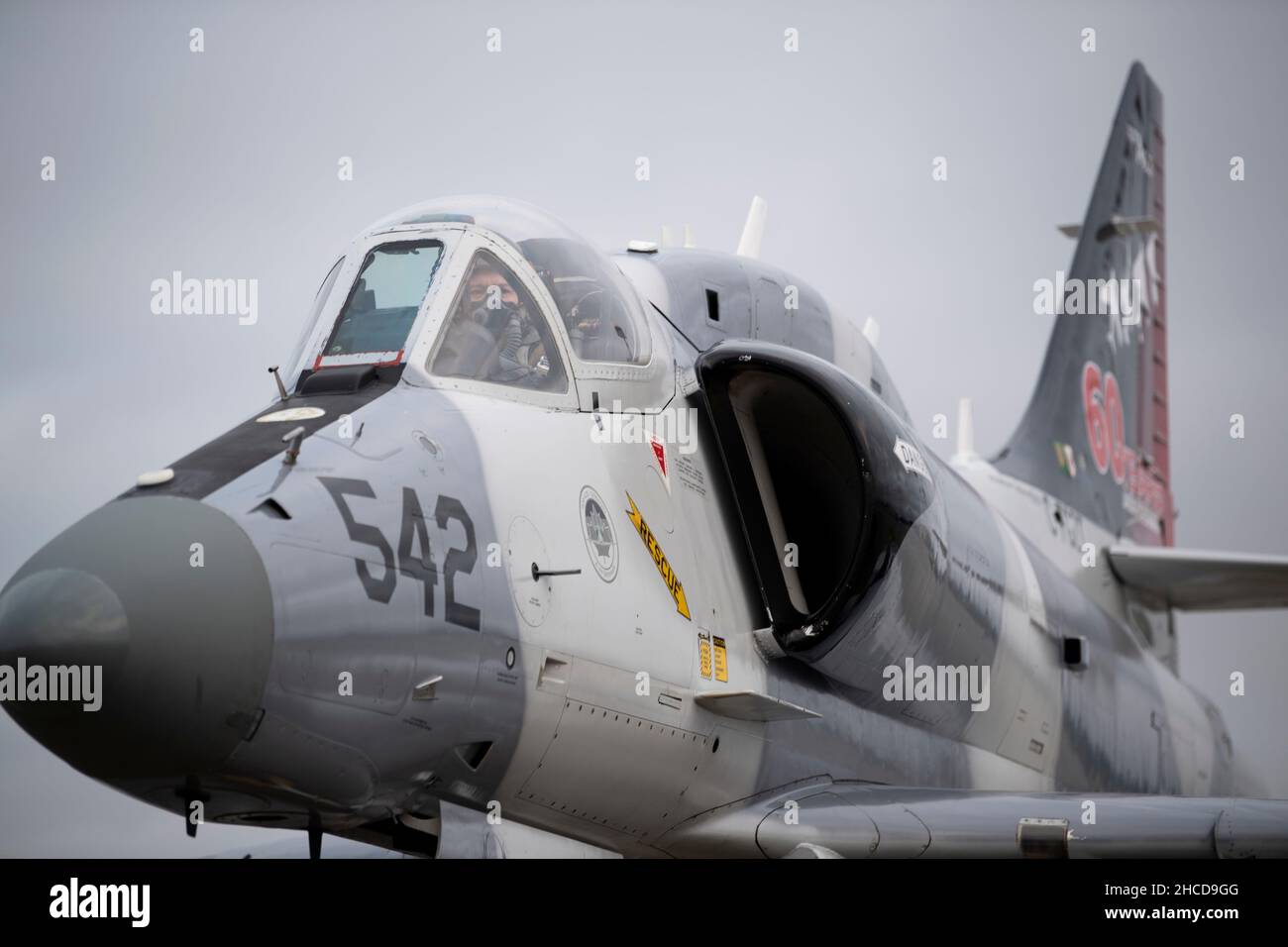 Torben Daubitz, Top Aces fighter pilot, prepares to take off from ...