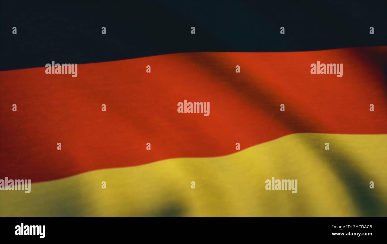 Beautiful 3d animation of Germany flag in loop mode. Germany flag ...