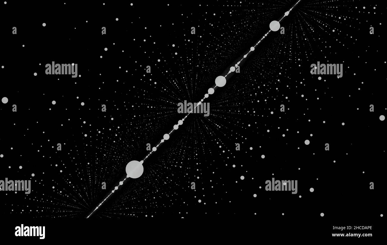 Futuristic technology video animation with moving object and lights ...