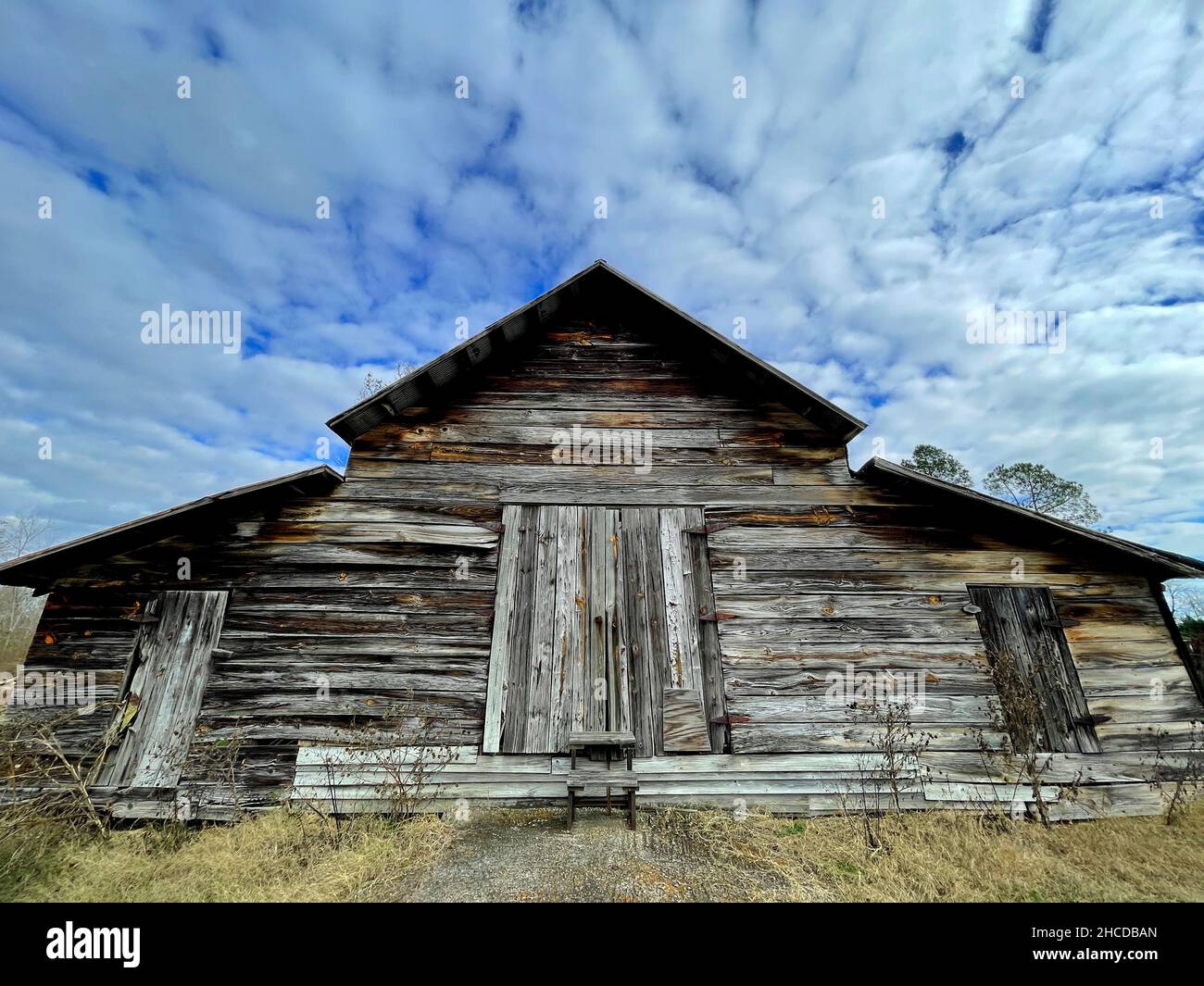 Old historic abandoned building in the country in rural Georgia Stock ...