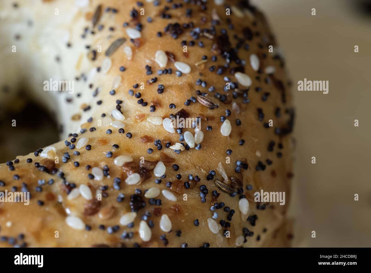 Everything bagel texture hi-res stock photography and images - Alamy