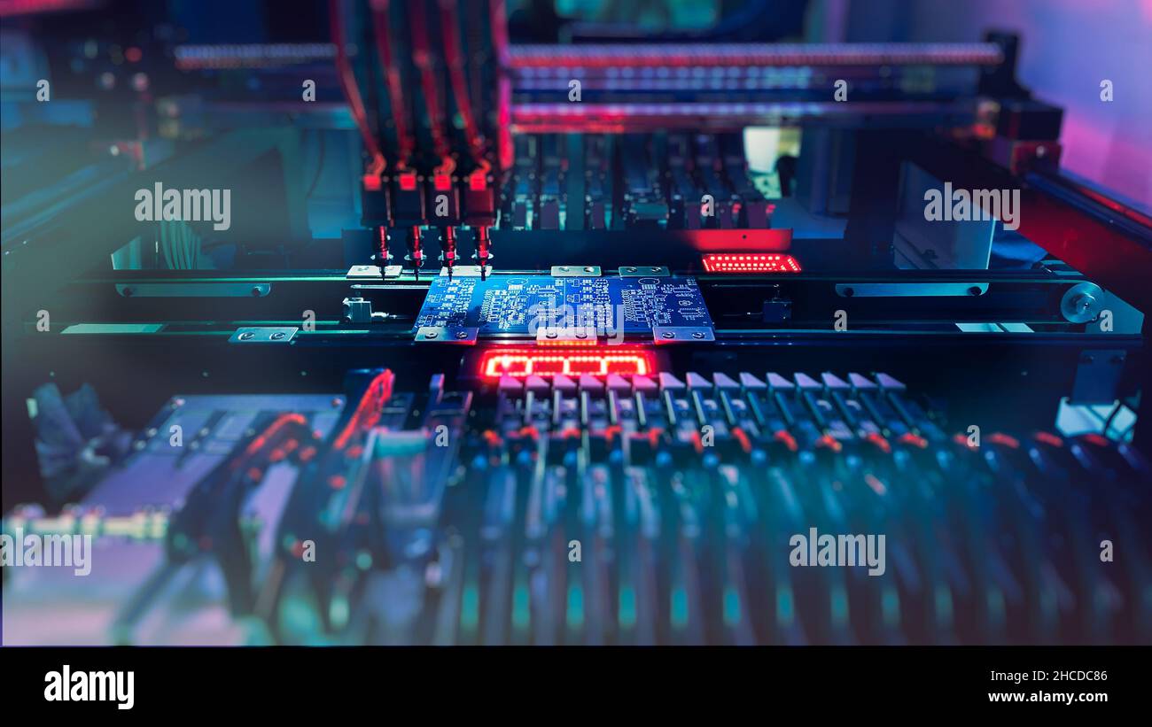 Using of semiconductors for assembly of computer chips and motherboards ...