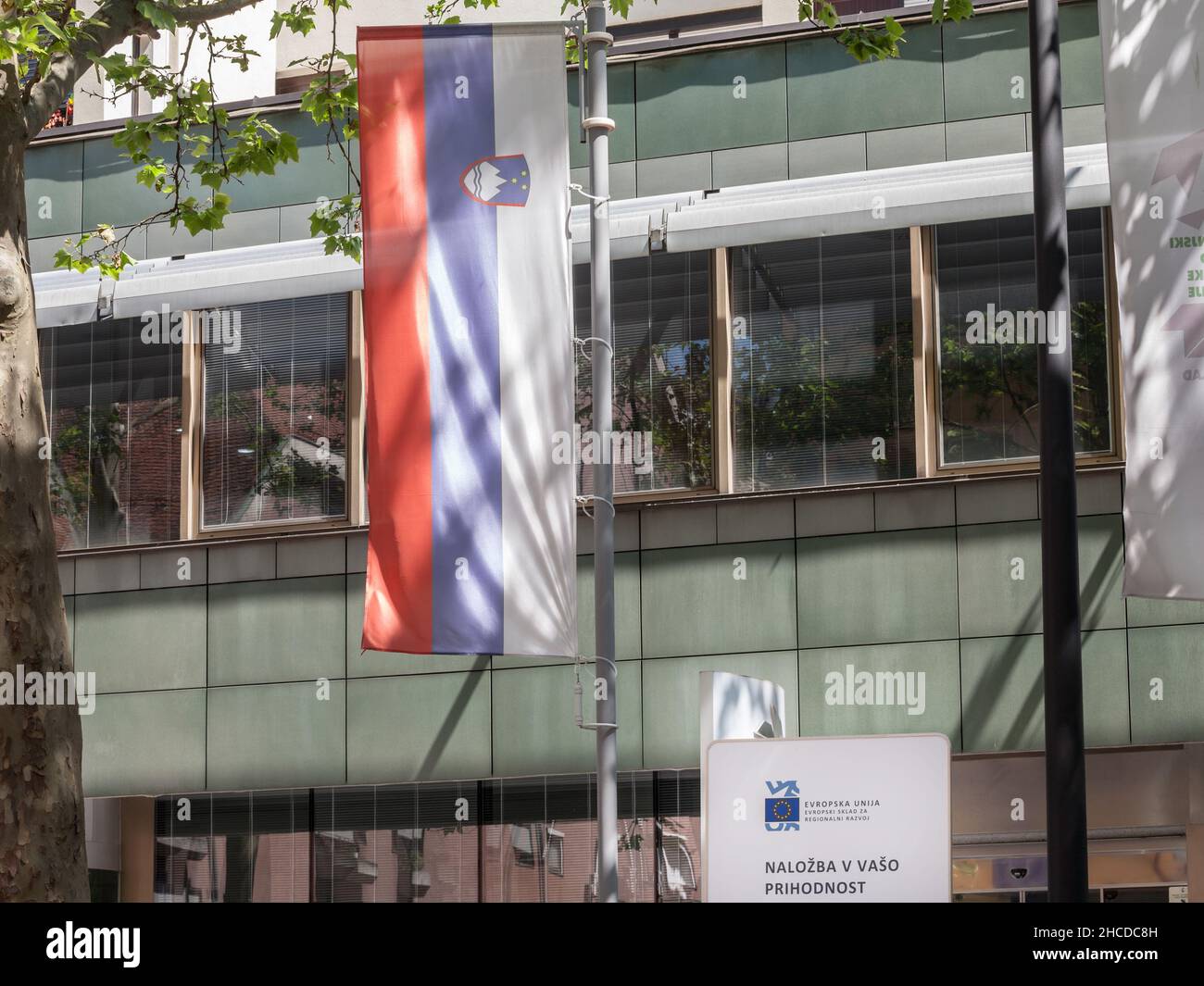 Picture of a sign indicating a reconstruction project is funded and ...