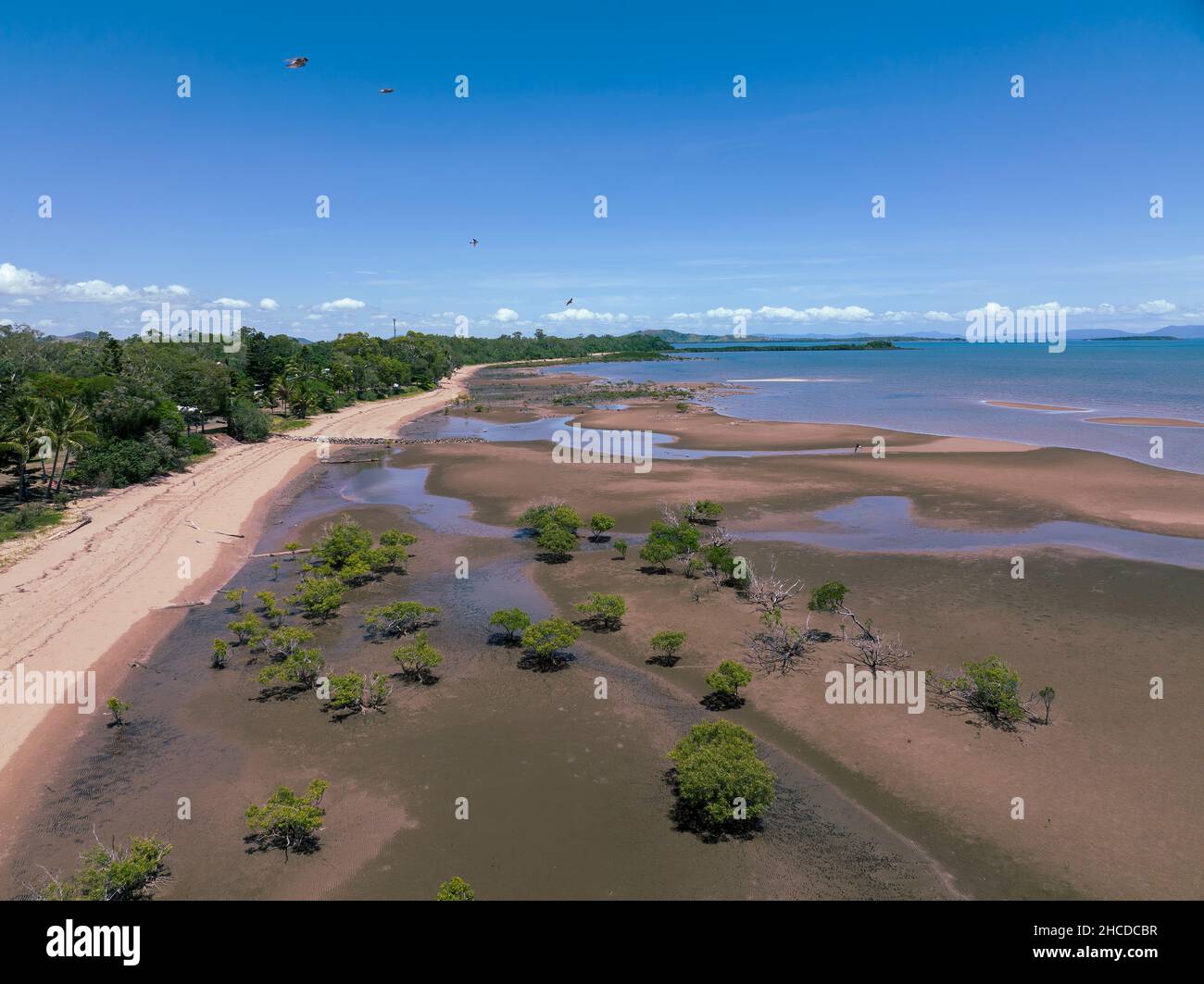 Aerial view of st helens beach hi-res stock photography and images - Alamy