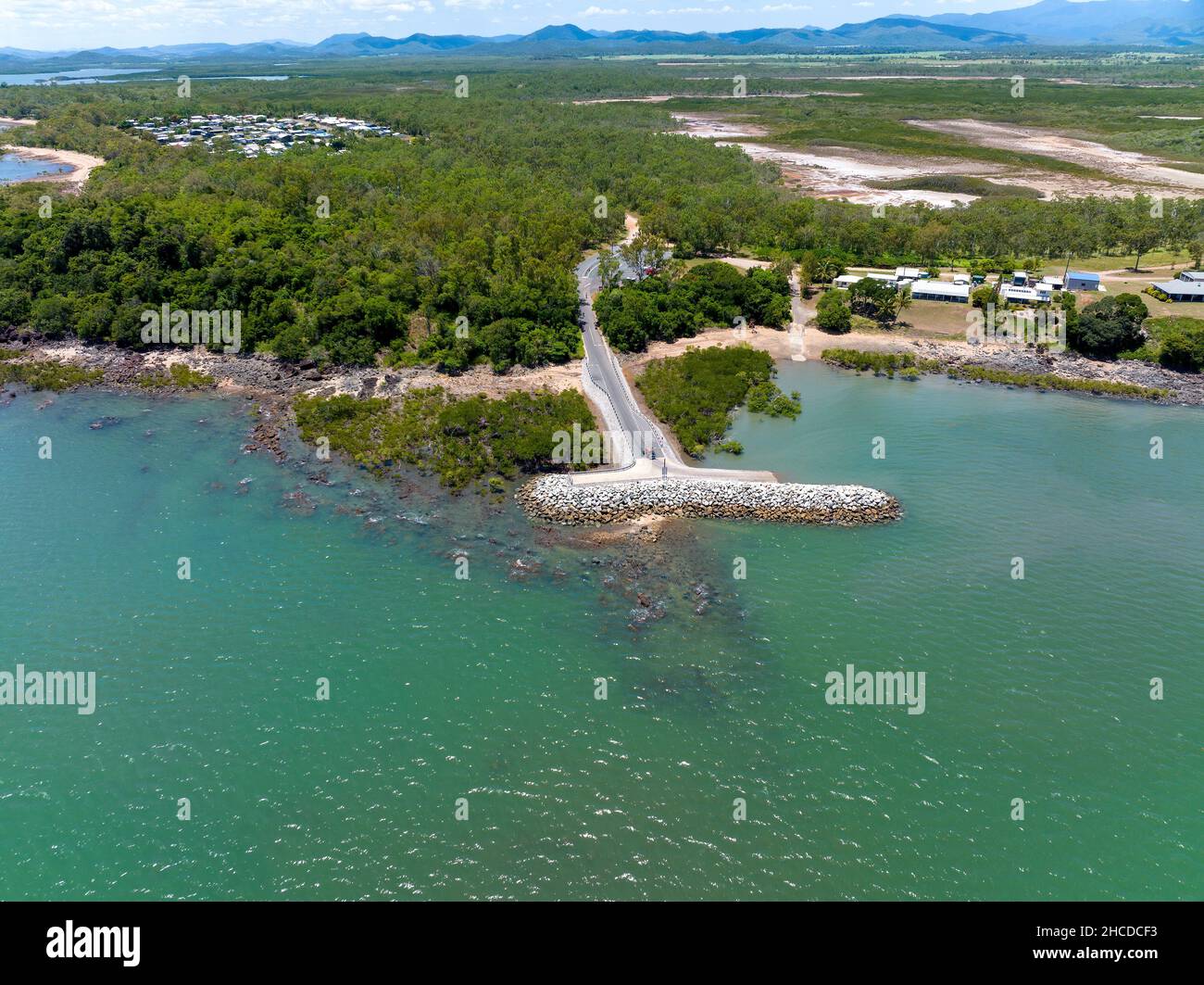 Aerial view of st helens beach hi-res stock photography and images - Alamy