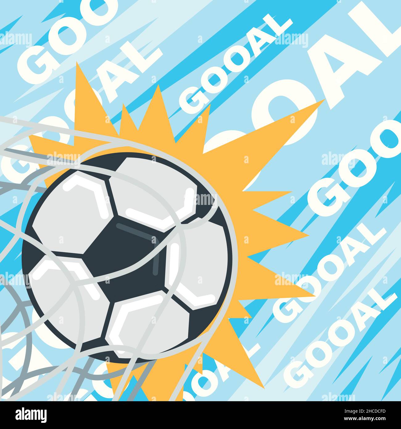 soccer goal design on net Stock Vector Image & Art - Alamy