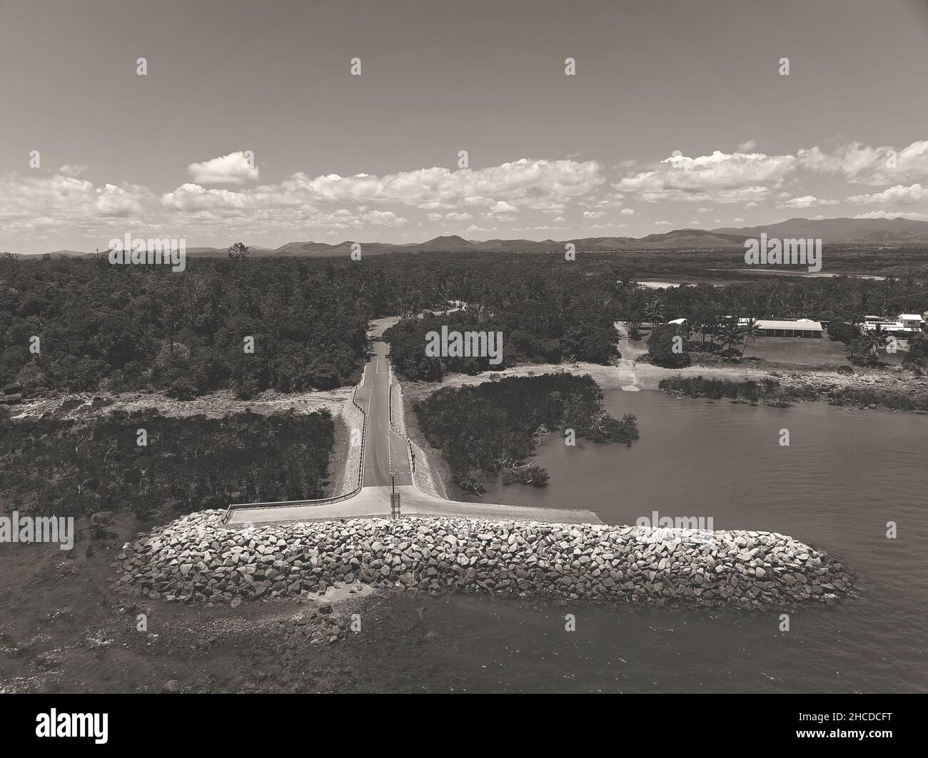 Aerial view of st helens beach hi-res stock photography and images - Alamy