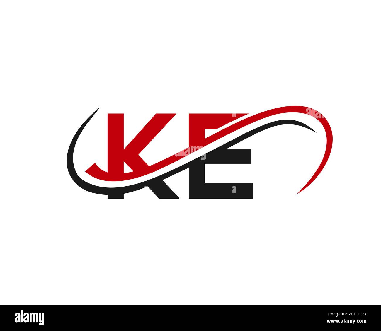 Initial KE Logo Design. KE Letter Linked Business Logo. KE logo Design ...