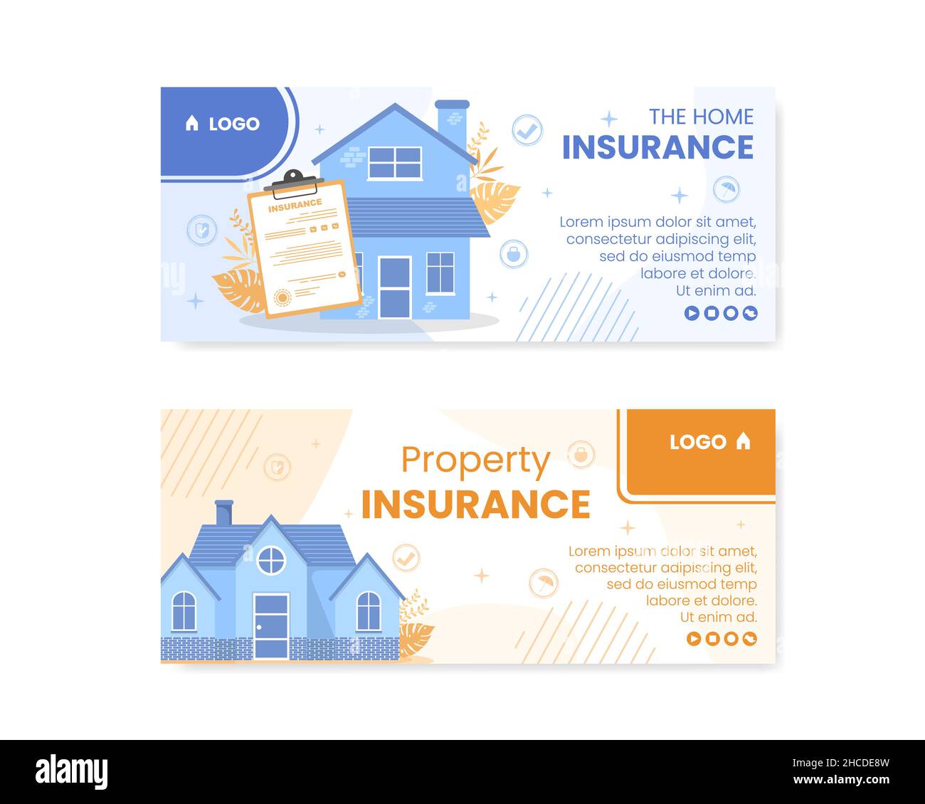 Housing template bundle vector vectors hi-res stock photography and ...
