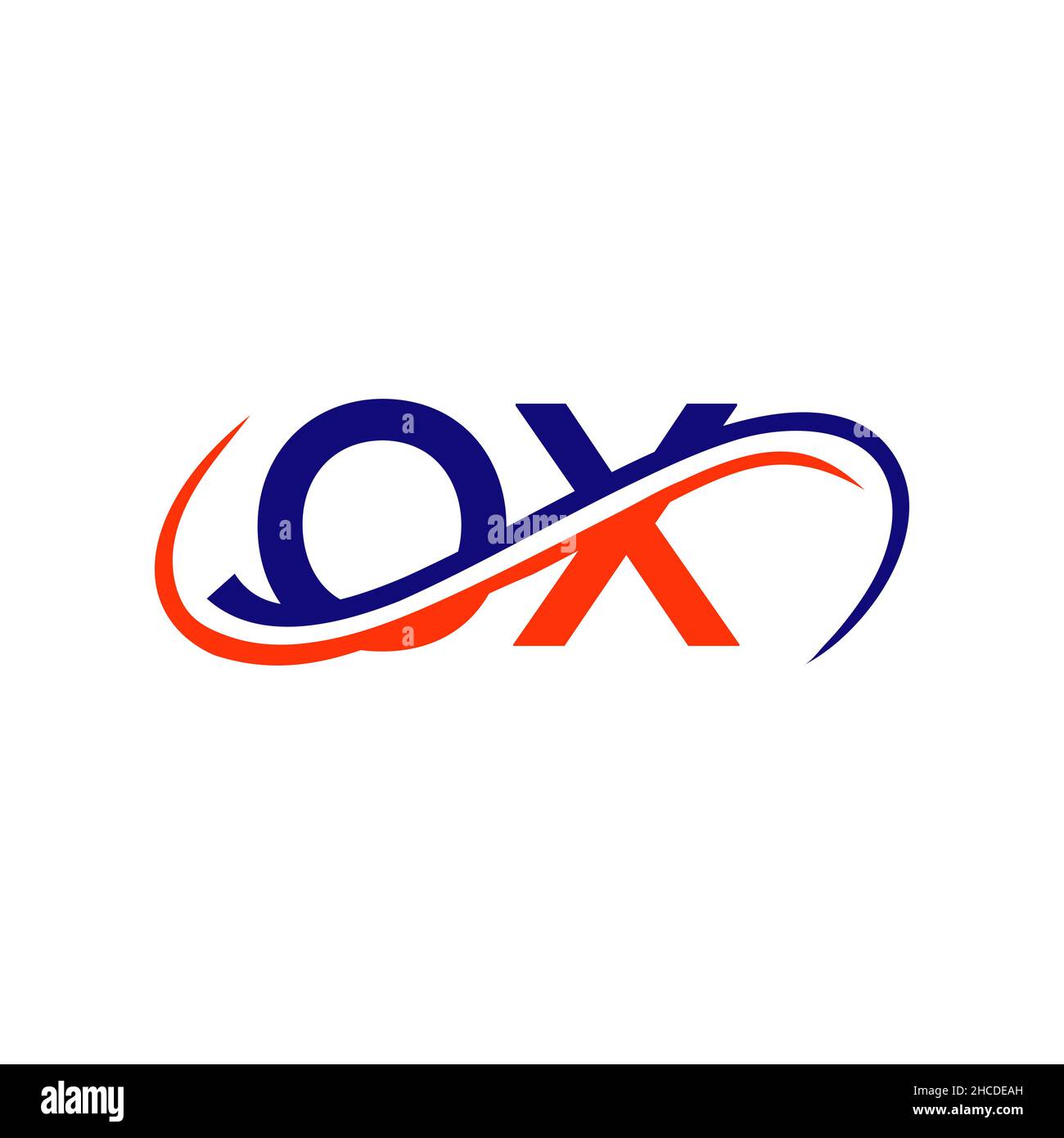 Initial Letter OX Logo Design. OX logo Design for Financial ...