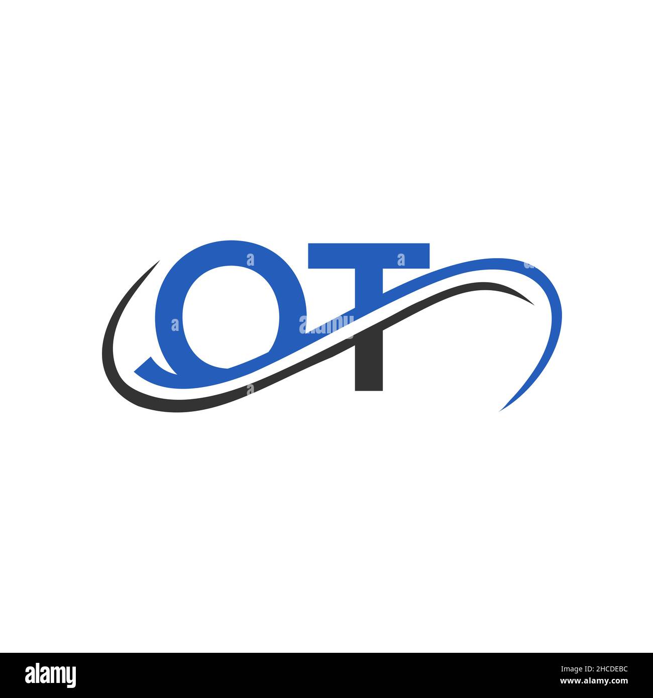 Initial Letter OT Logo Design. OT logo Design for Financial, Development, Investment, Real ...