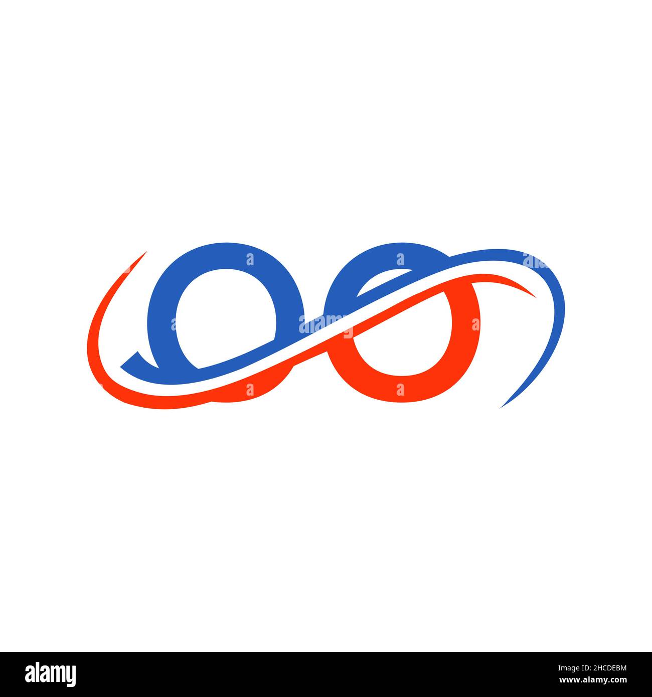 Initial Letter OO Logo Design. OO logo Design for Financial ...