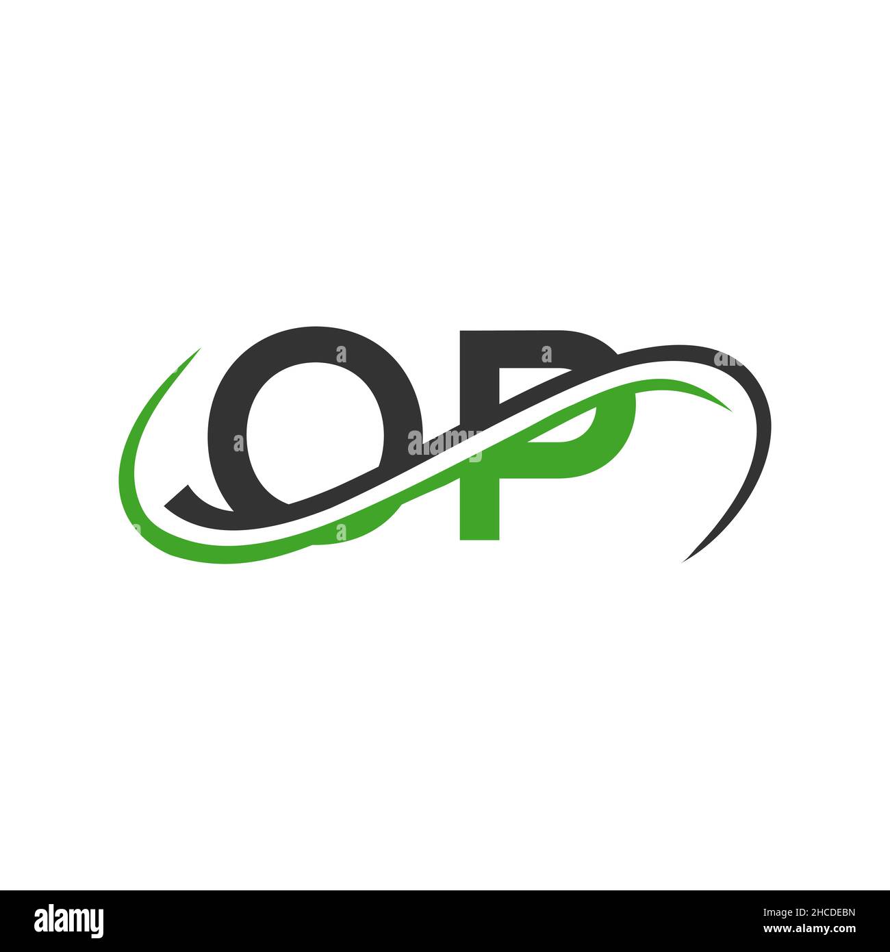 Initial Letter OP Logo Design. OP logo Design for Financial ...