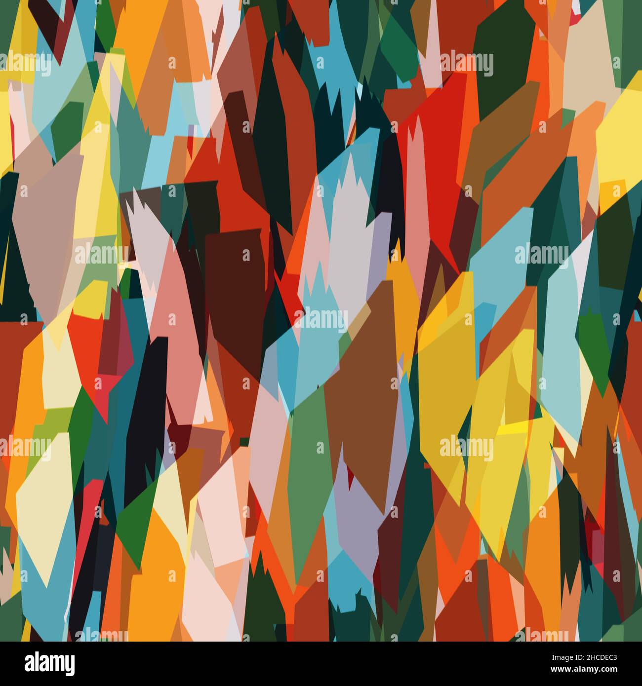 Seamless funky expressive and energetic paper cut out collage surface ...