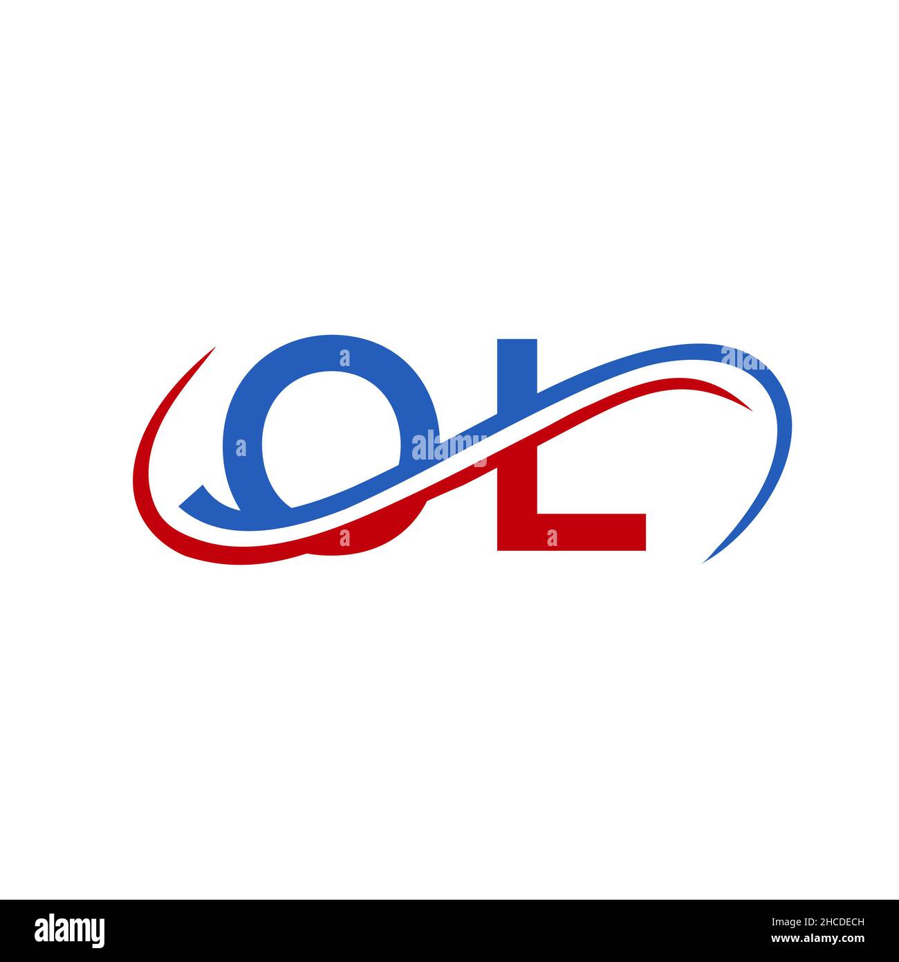 Initial Letter OL Logo Design. OL logo Design for Financial ...
