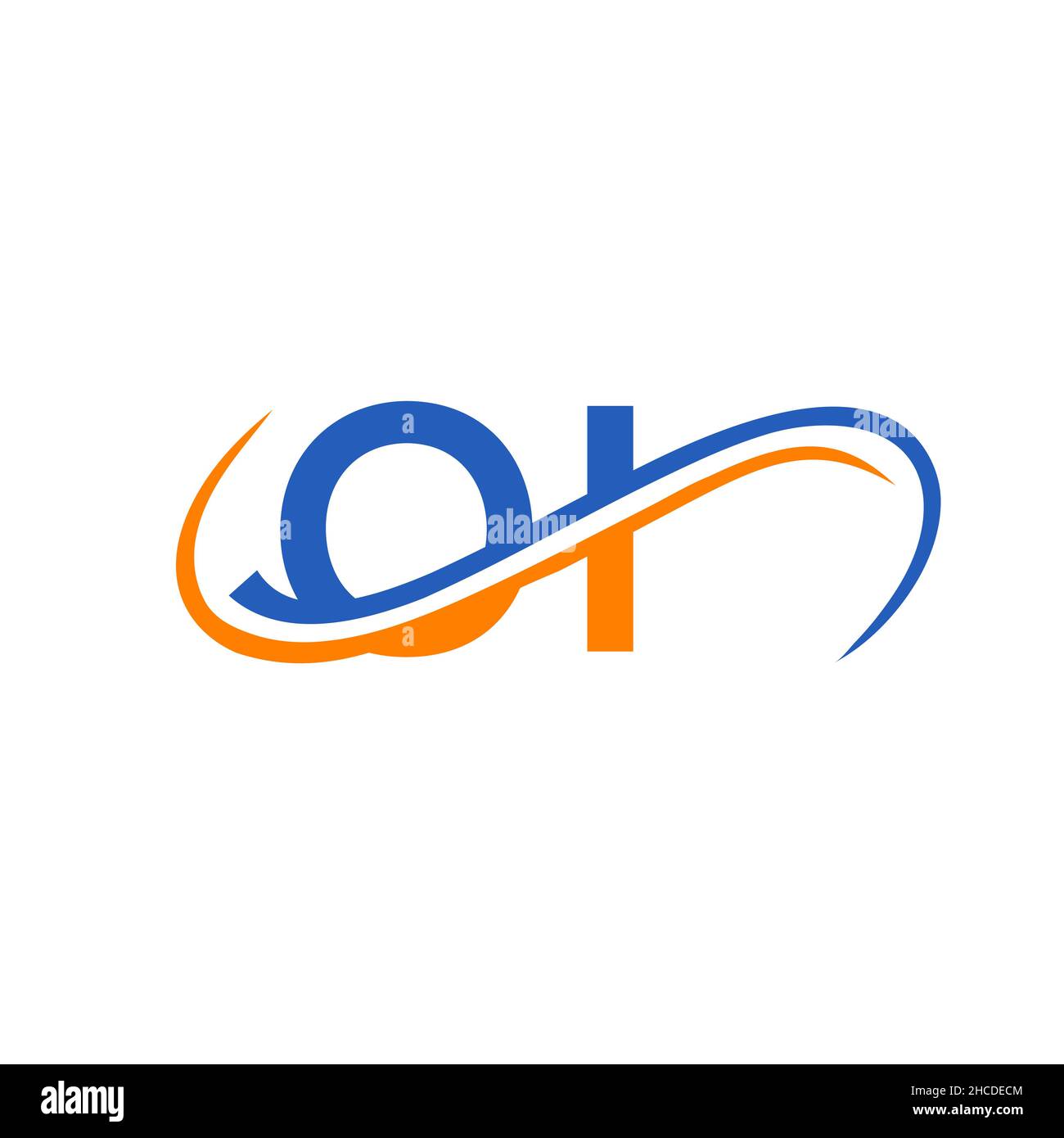 Initial Letter OI Logo Design. OI logo Design for Financial ...