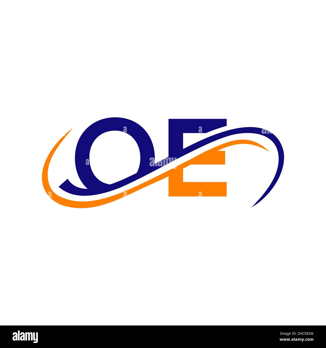 Initial Letter OE Logo Design. OE logo Design for Financial ...
