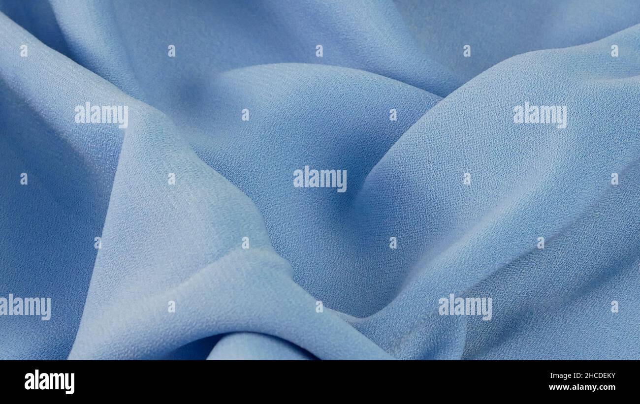 baby blue fabric texture, wrinkled fabric as a background Stock Photo ...