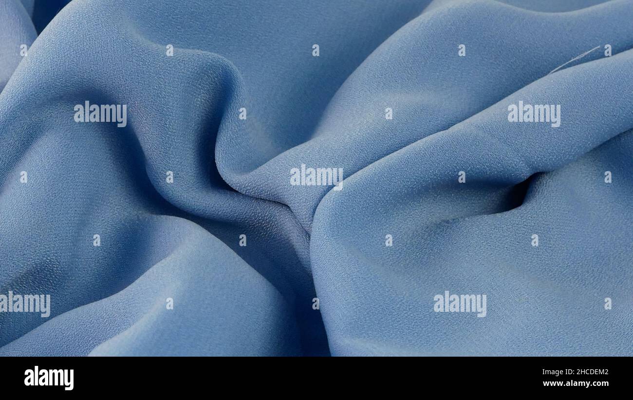 baby blue fabric texture, wrinkled fabric as a background Stock Photo ...