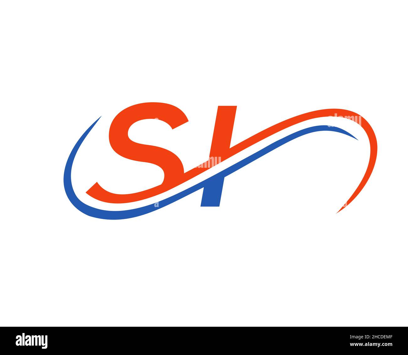 SI Logo Design. SI Letter Linked Business Logo. SI logo Design for ...