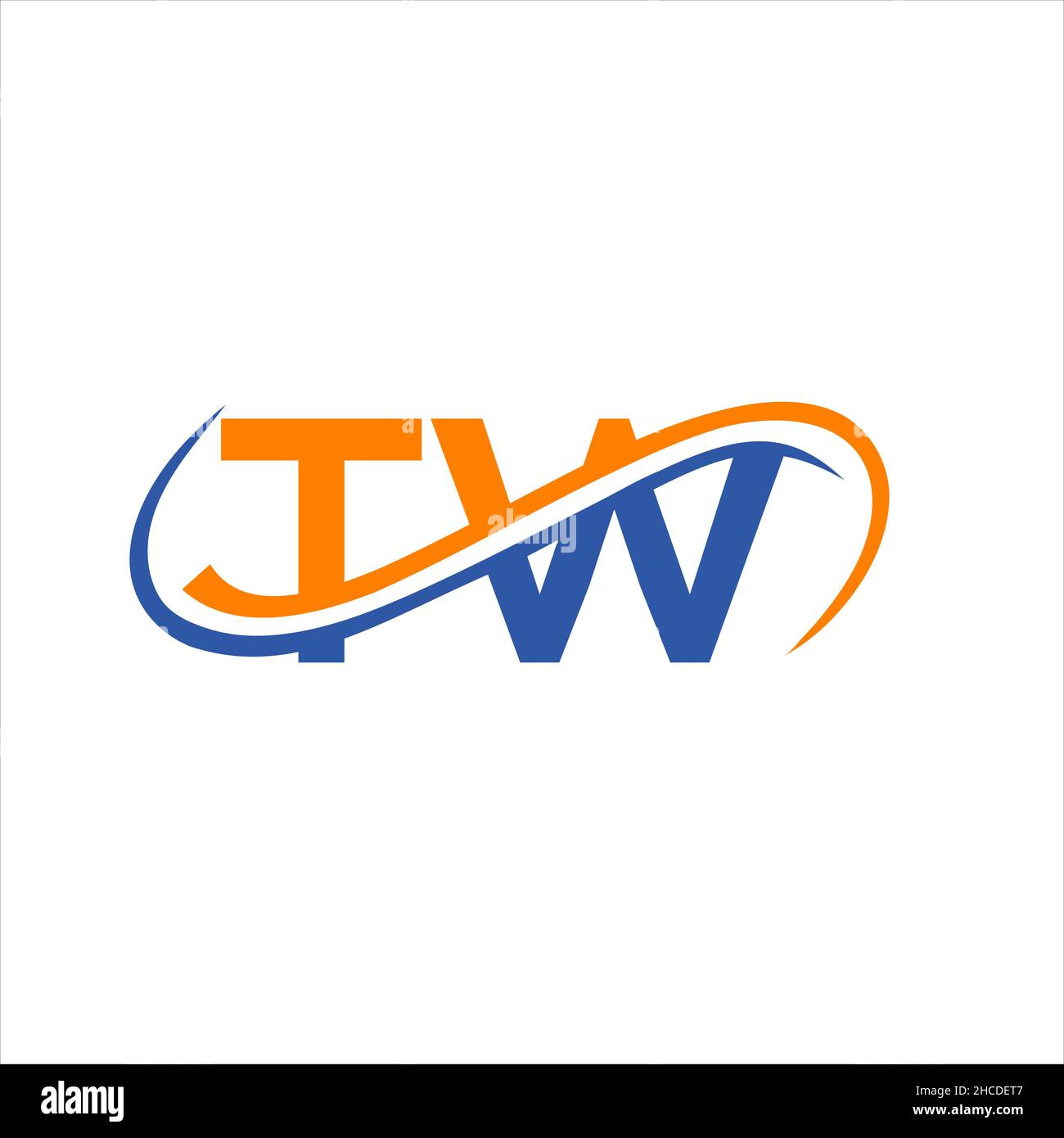 Initial Letter TW Logo Design. TW logo Design for Financial ...